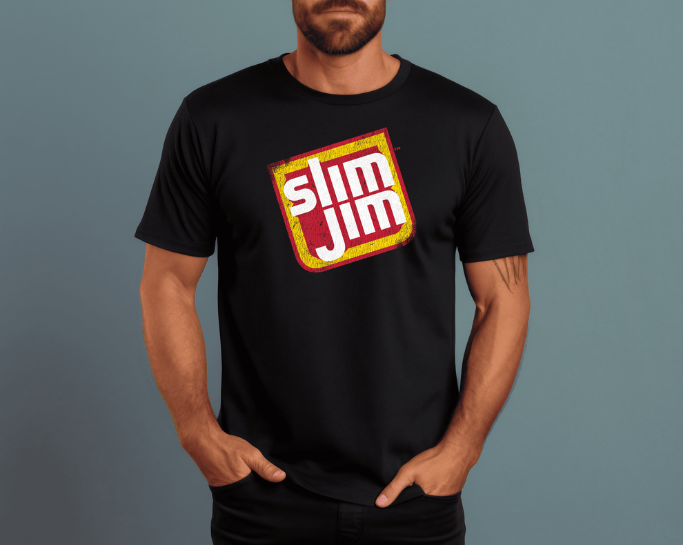 Official Slim Jim® T-Shirt – Retro Snack Logo Tee | Vintage Meat Stick ...