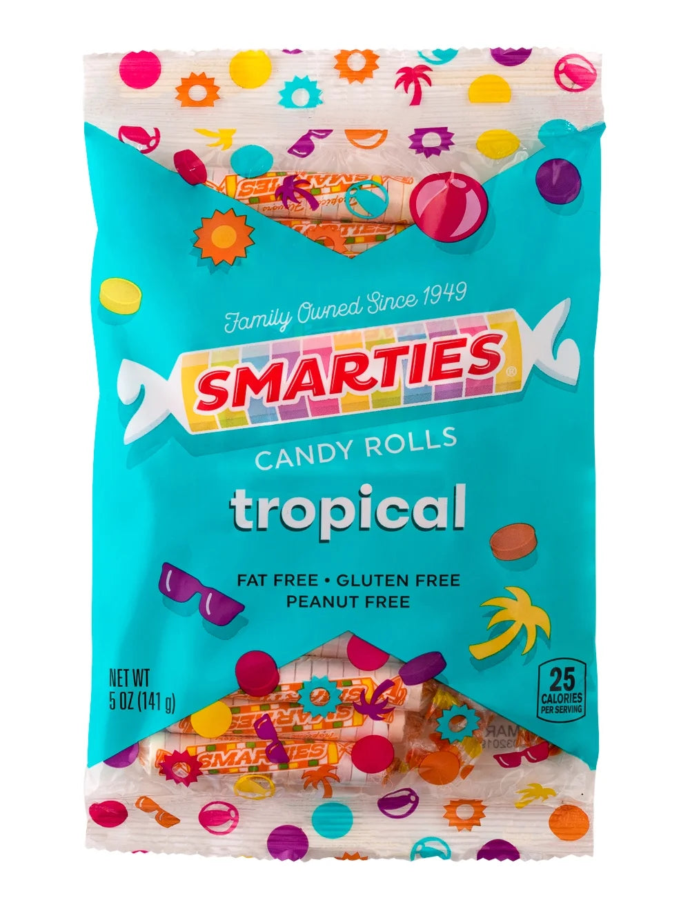Smarties Tropical - 5oz Bag – Sweet Memories Vintage Tees & Candy