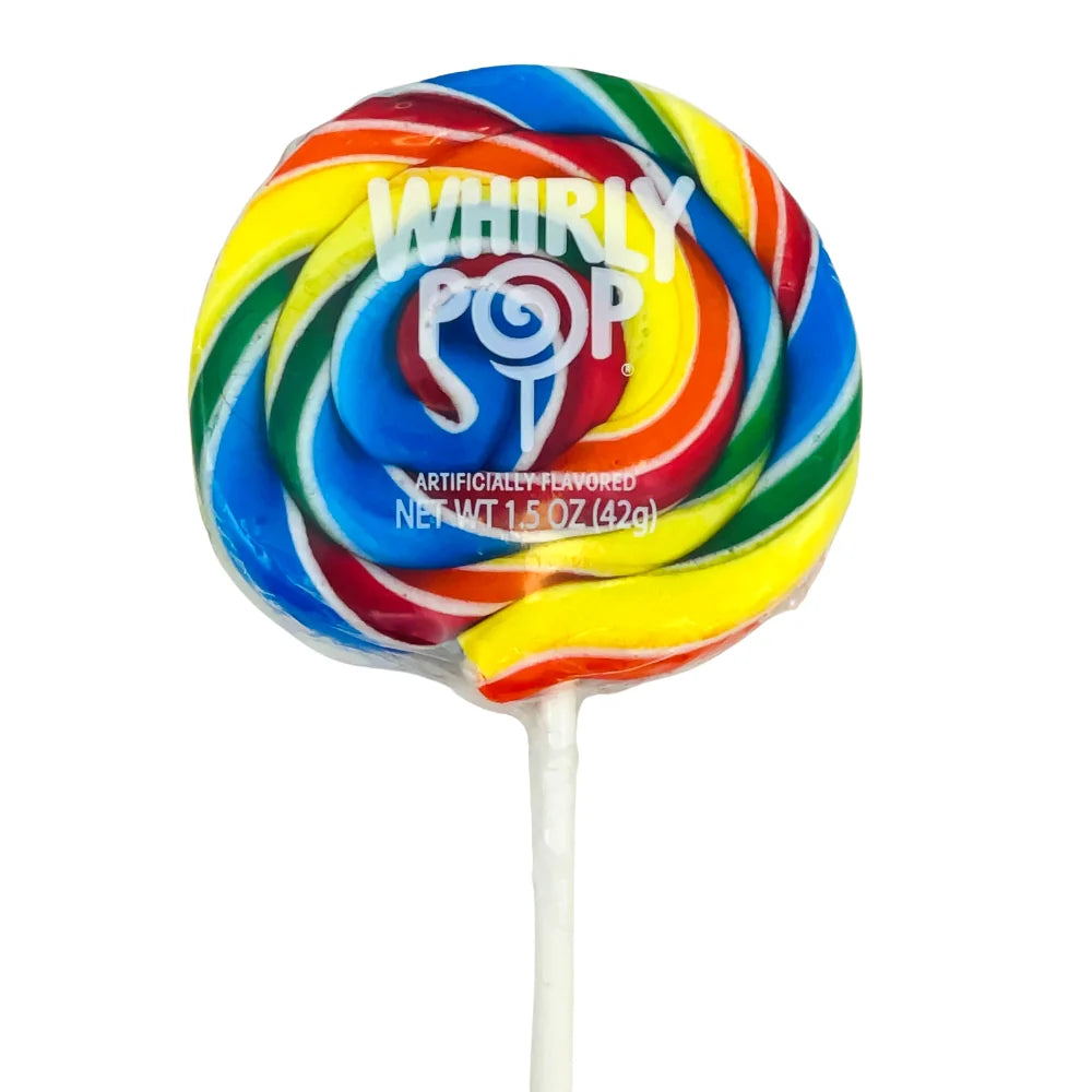 Whirly Pops Rainbow, 3" 1.5oz – Sweet Memories Vintage Tees & Candy